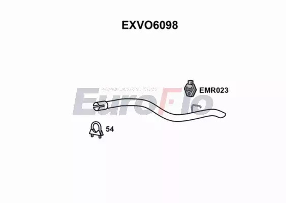 EuroFlo droselis, išmetimo vamzdis EXVO6098 | Aero Motors OÜ